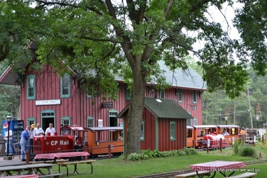 Riverside and Great Northern Railway in Wisconsin Dells, Wisconsin ...