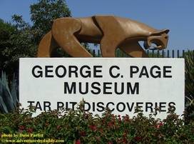 George C. Page Museum, La Brea Tar Pits in Los Angeles, California ...